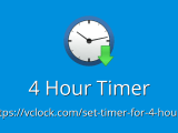 4 Hour Timer Online Timer Countdown