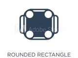 Rounded Rectangle Vector At Vectorified Collection Of Rounded