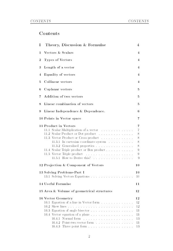 Vector Algebra Formula Sheet Pdf - Download Elegant Dark Background | Full HD