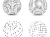 Wire Globe Vector At Vectorified Collection Of Wire Globe Vector
