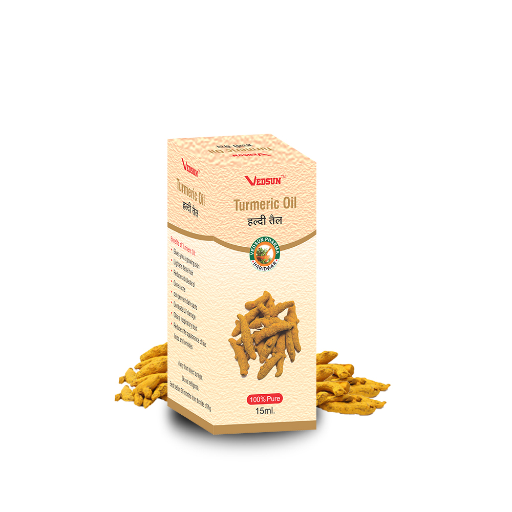Turmeric Oil- An Essential Oil for a Glowing Skin - VEDSUN
