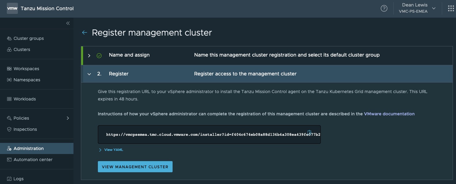 Deploying Tanzu Kubernetes Grid Management Cluster To Microsoft Azure
