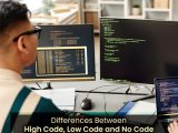 Differences Between High Code No Code And Low Code