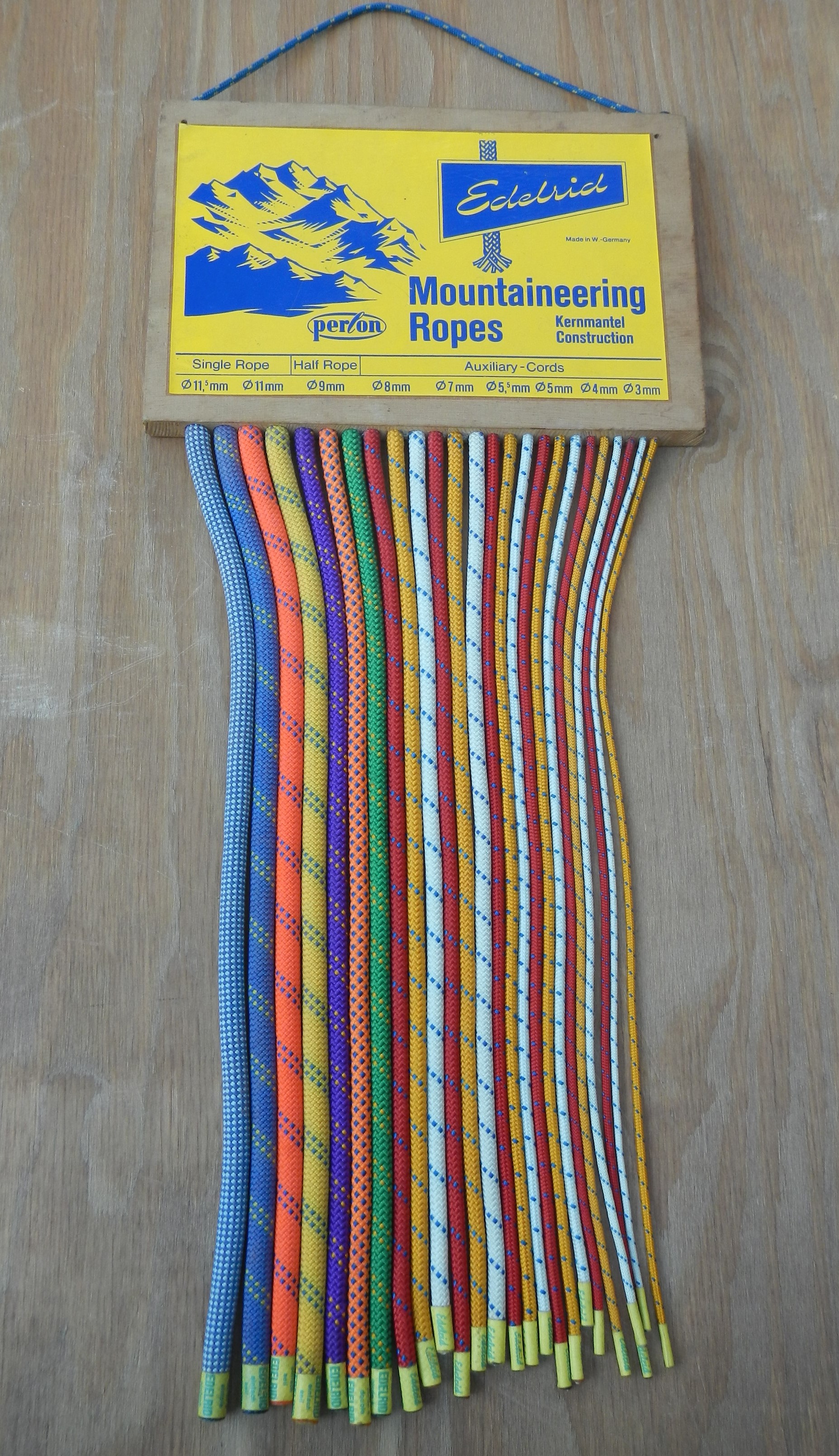 Edelrid Perlon Rope Display – Vertical Archaeology