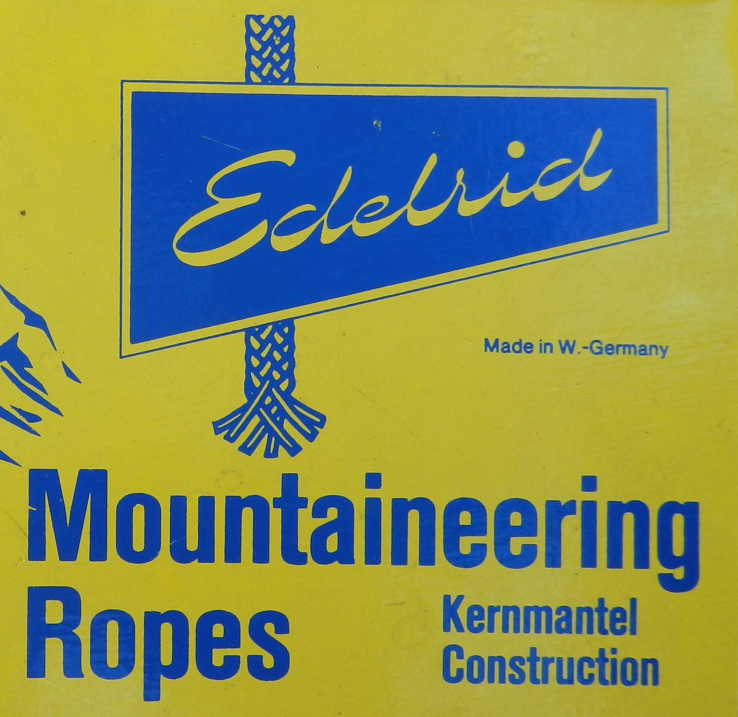 Edelrid Perlon Rope Display – Vertical Archaeology