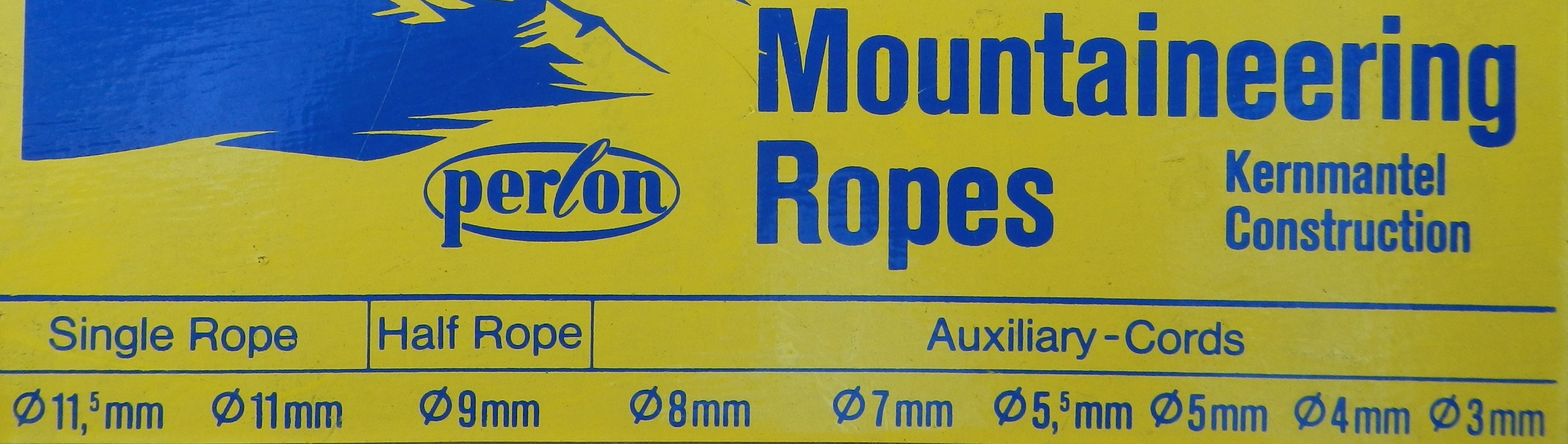 Edelrid Perlon Rope Display – Vertical Archaeology