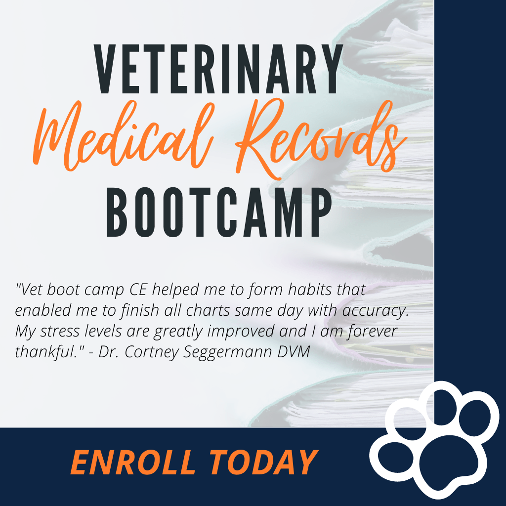 Veterinary Medical Records Bootcamp - Veterinary Bootcamp CE