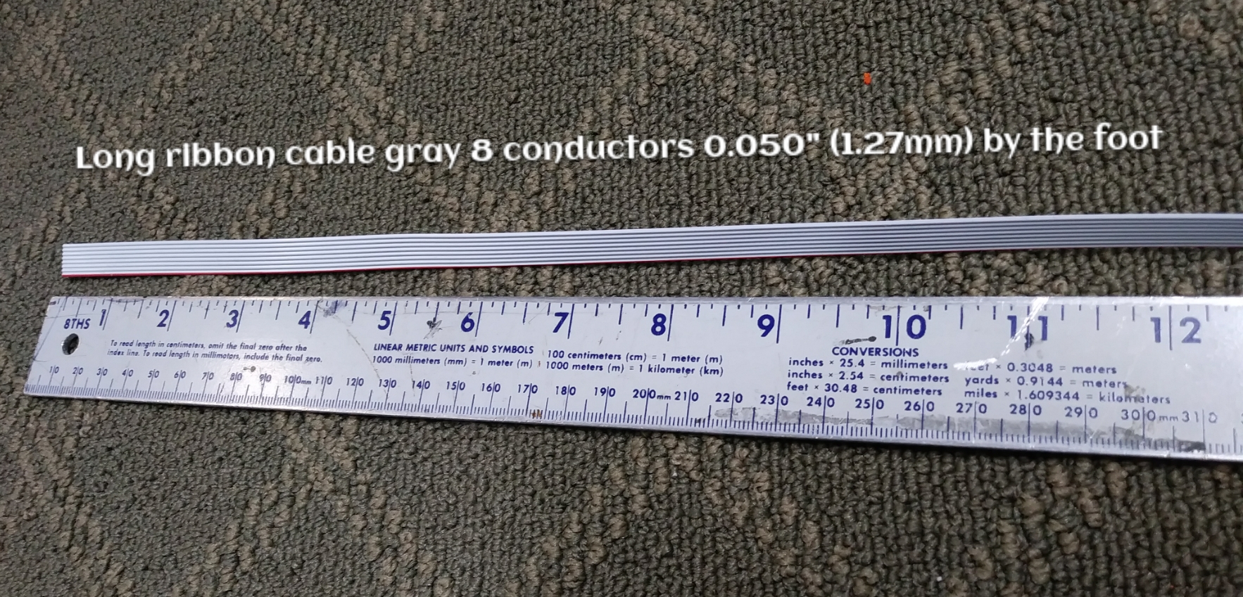 8 Lead Ribbon Wire for Hacker Kits - Per Foot - VFX Creates