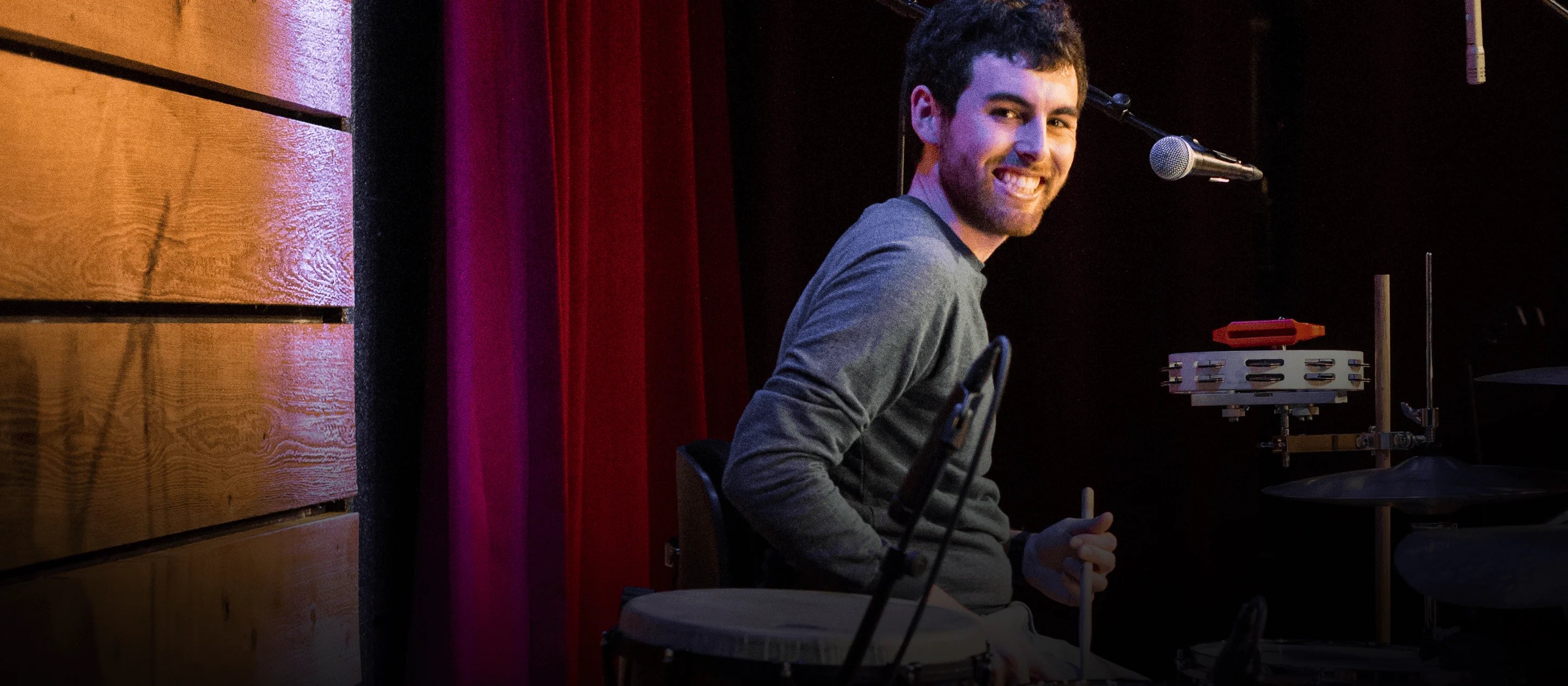 Derek Louis Vic Firth Drum Set Artist