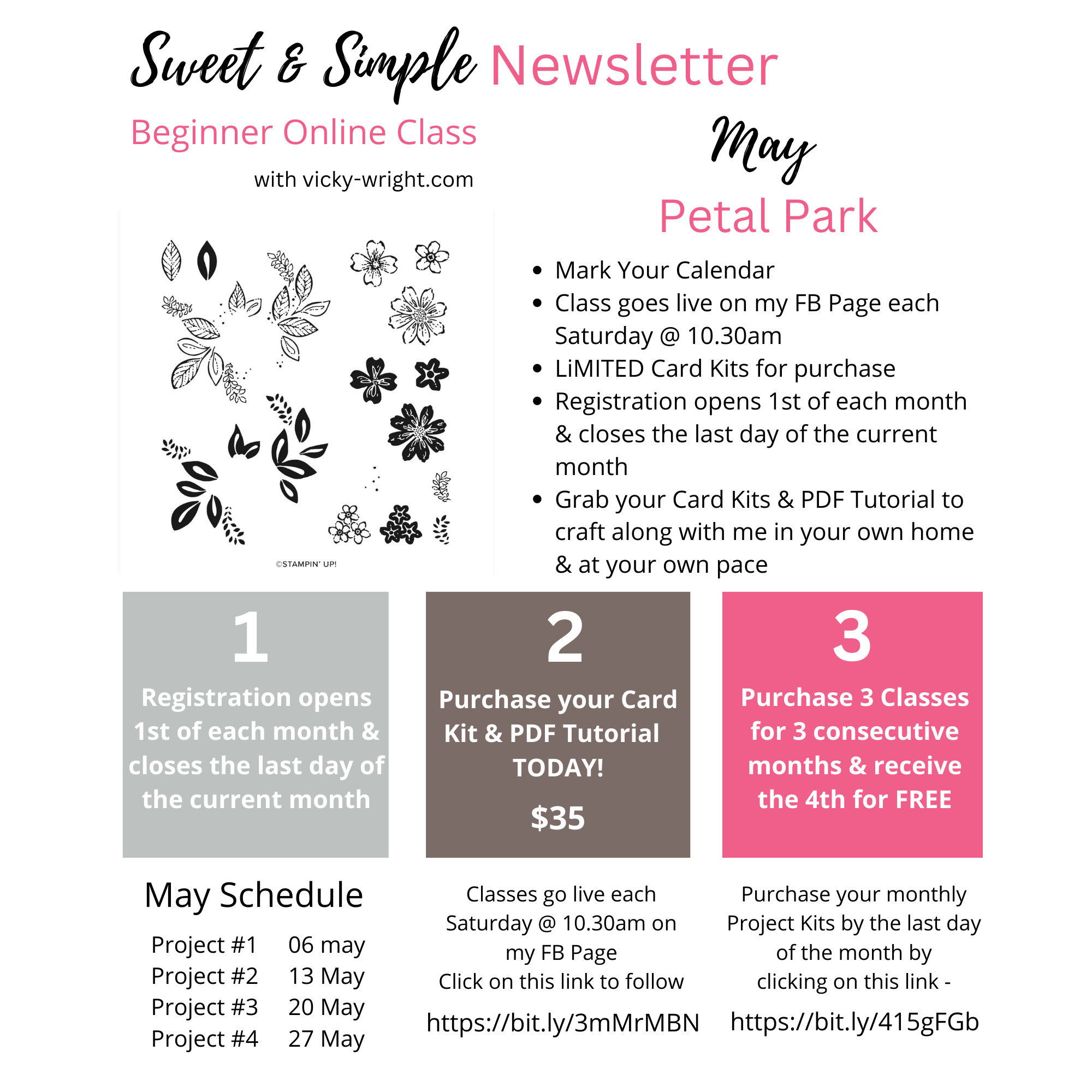 Stampin’ Up! Decorative Masks & Nature’s Prints – Vicky Wright