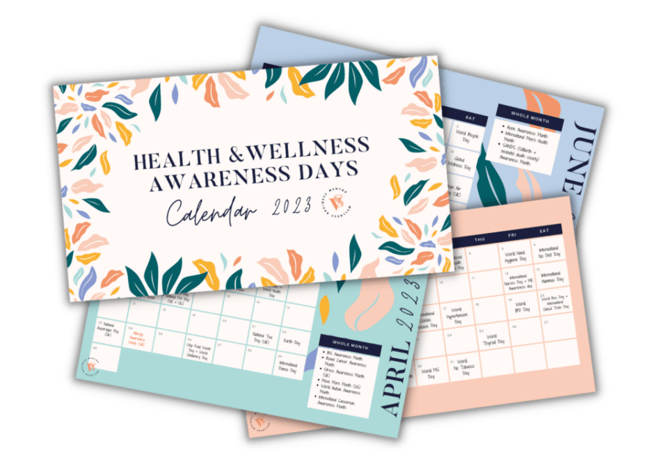 Health And Wellness Awareness Days Calendar 2023 The Key Dates You health-and-wellness-awareness-days-calendar-2023-the-key-dates-you