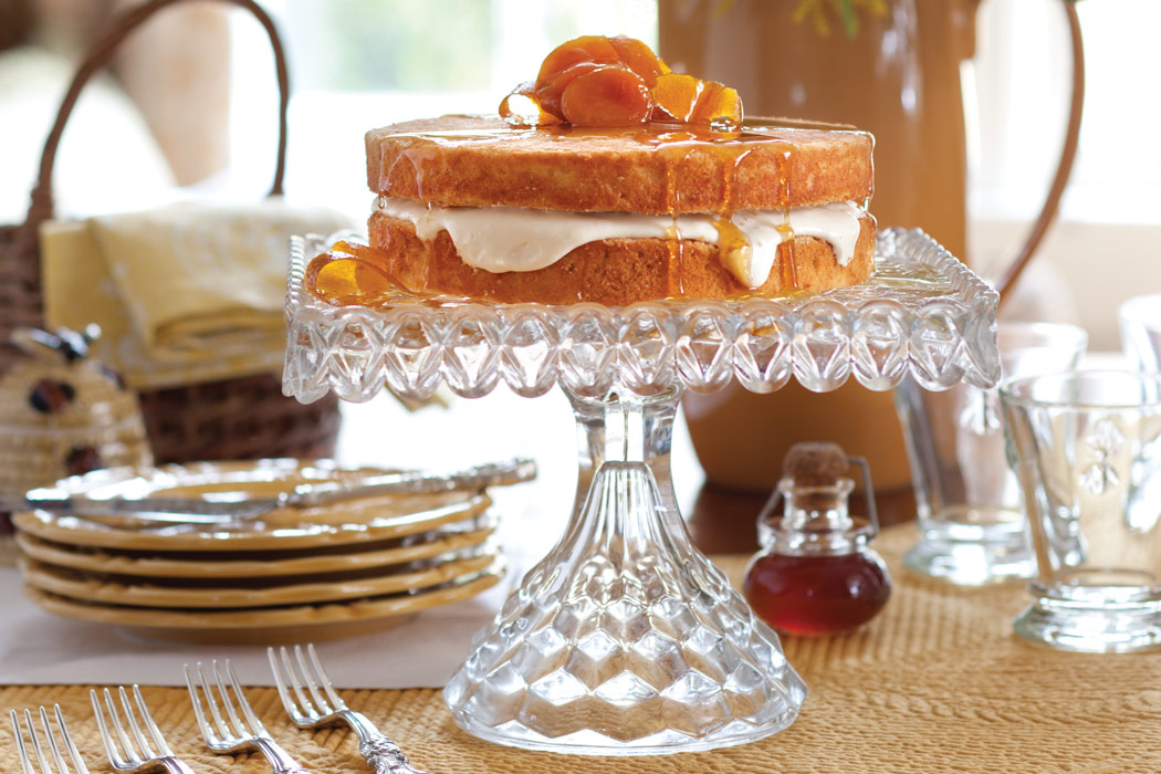Honey Crème Fraîche Cake - Victoria Magazine
