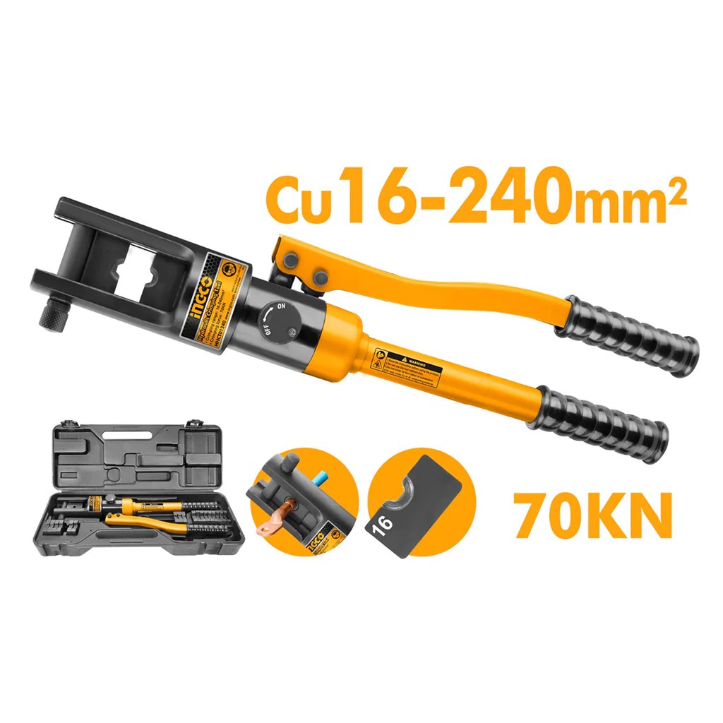 Ingco HHCT01240 - Hydraulic Crimping Tool - Vikas Tool Mart