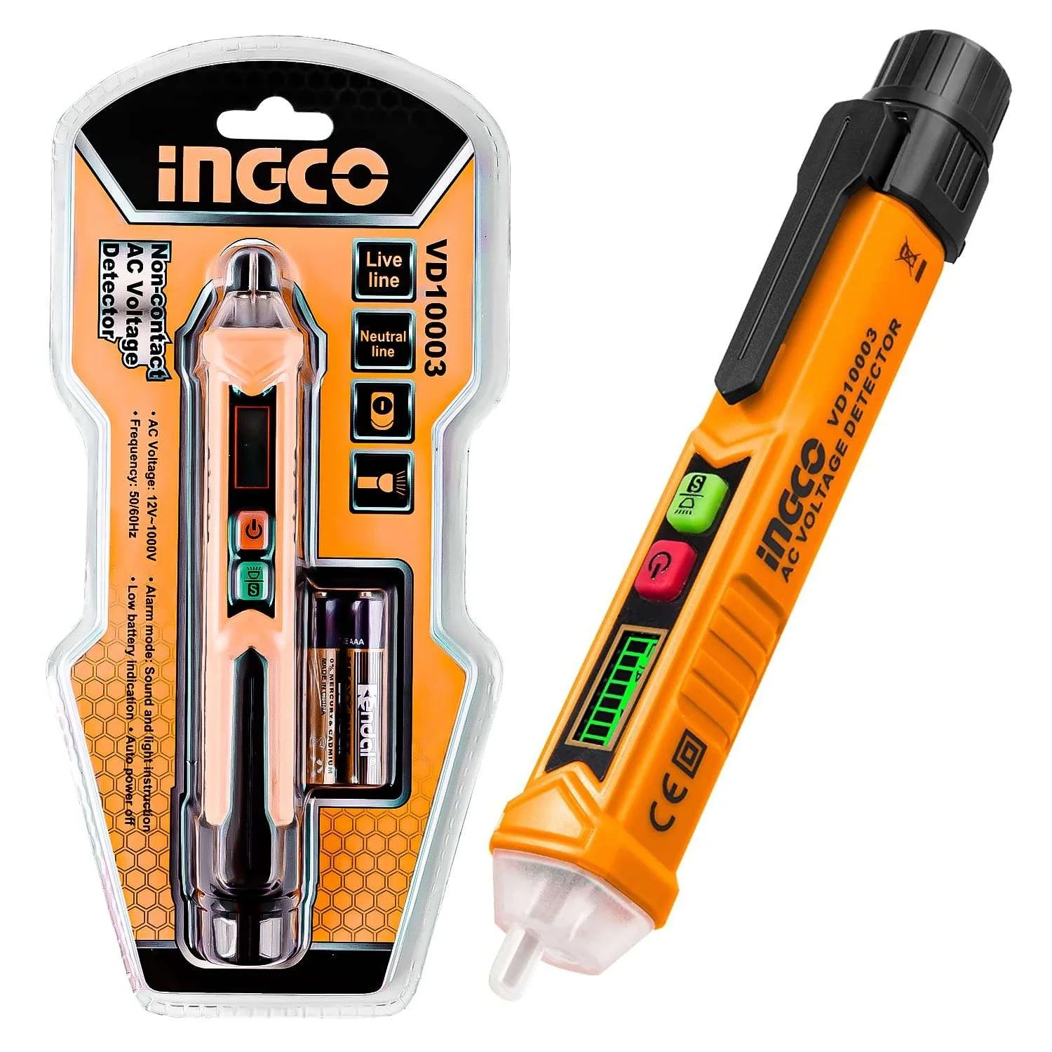 Ingco VD10003 - AC Voltage Detector - Vikas Tool Mart