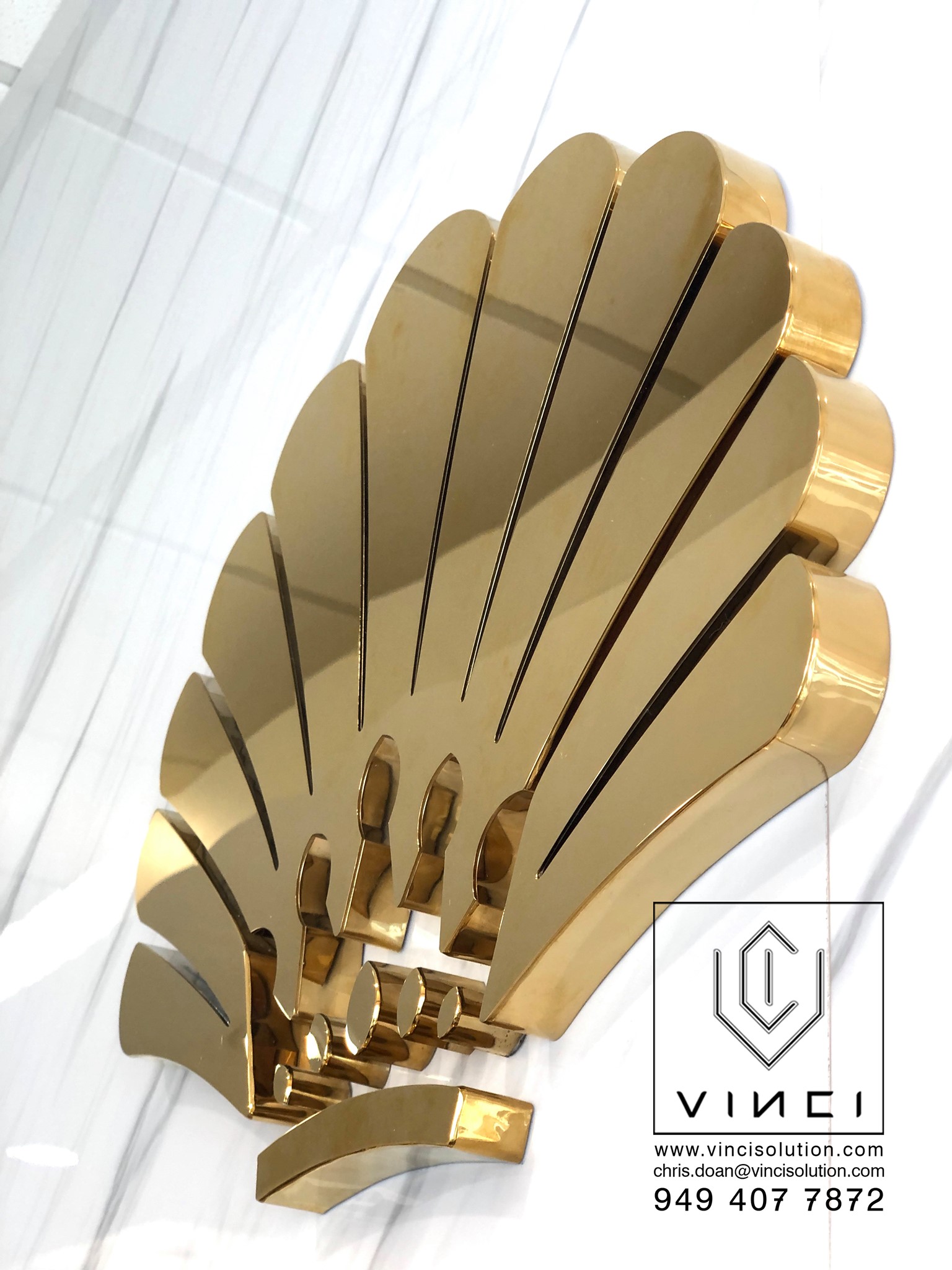 STAINLESS STEEL LOGO (FREE LOGO DESIGN) - VINCI SOLUTION INC