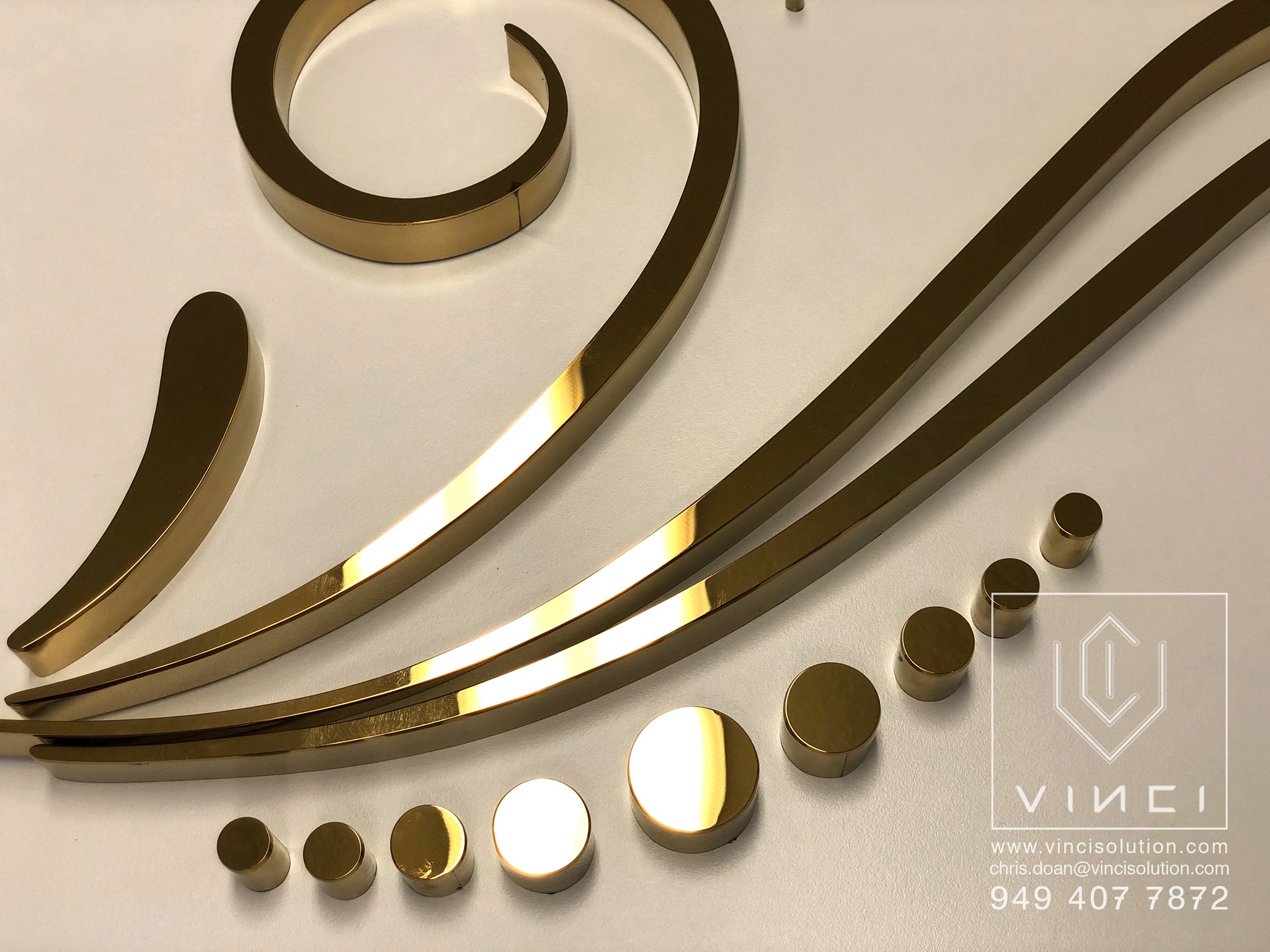 STAINLESS STEEL LOGO (FREE LOGO DESIGN) - VINCI SOLUTION INC
