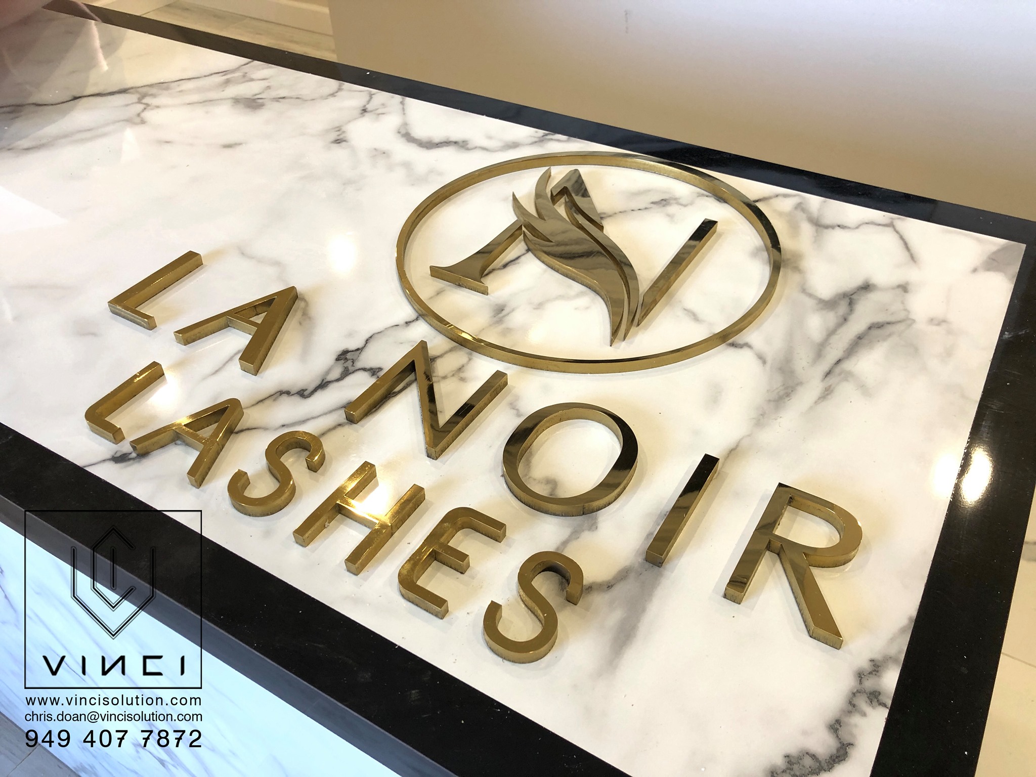 STAINLESS STEEL LOGO (FREE LOGO DESIGN) - VINCI SOLUTION INC