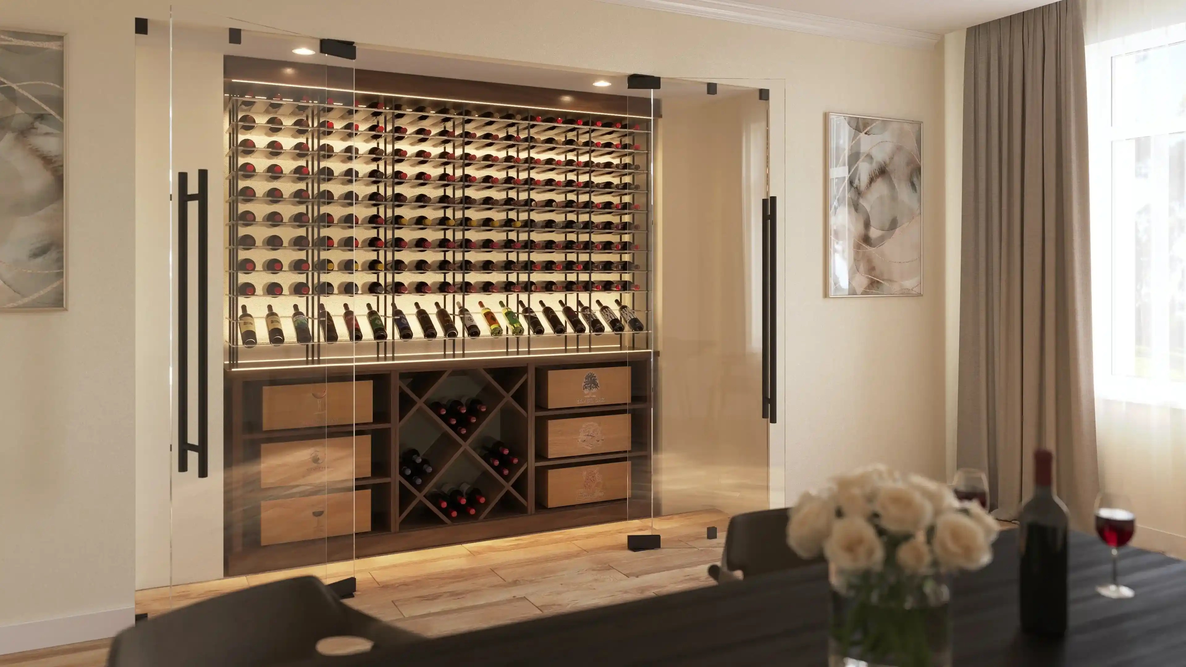 Contemporary Vineyard Wine Cellars
