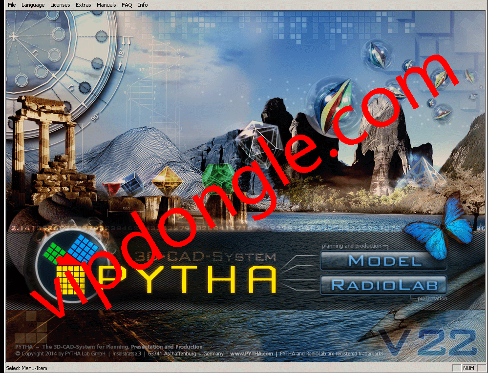 PYTHA 3D-CAD V22 Wibu CmStick Dongle - Vip Dongle Team