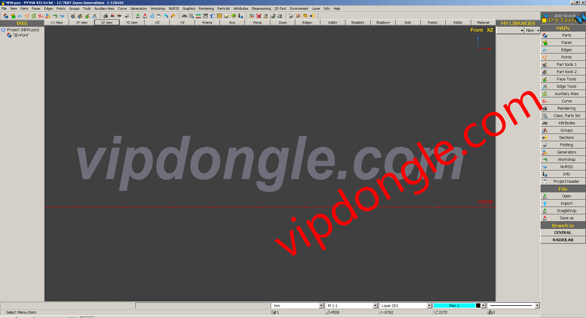 PYTHA 3D-CAD V22 Wibu CmStick Dongle - Vip Dongle Team