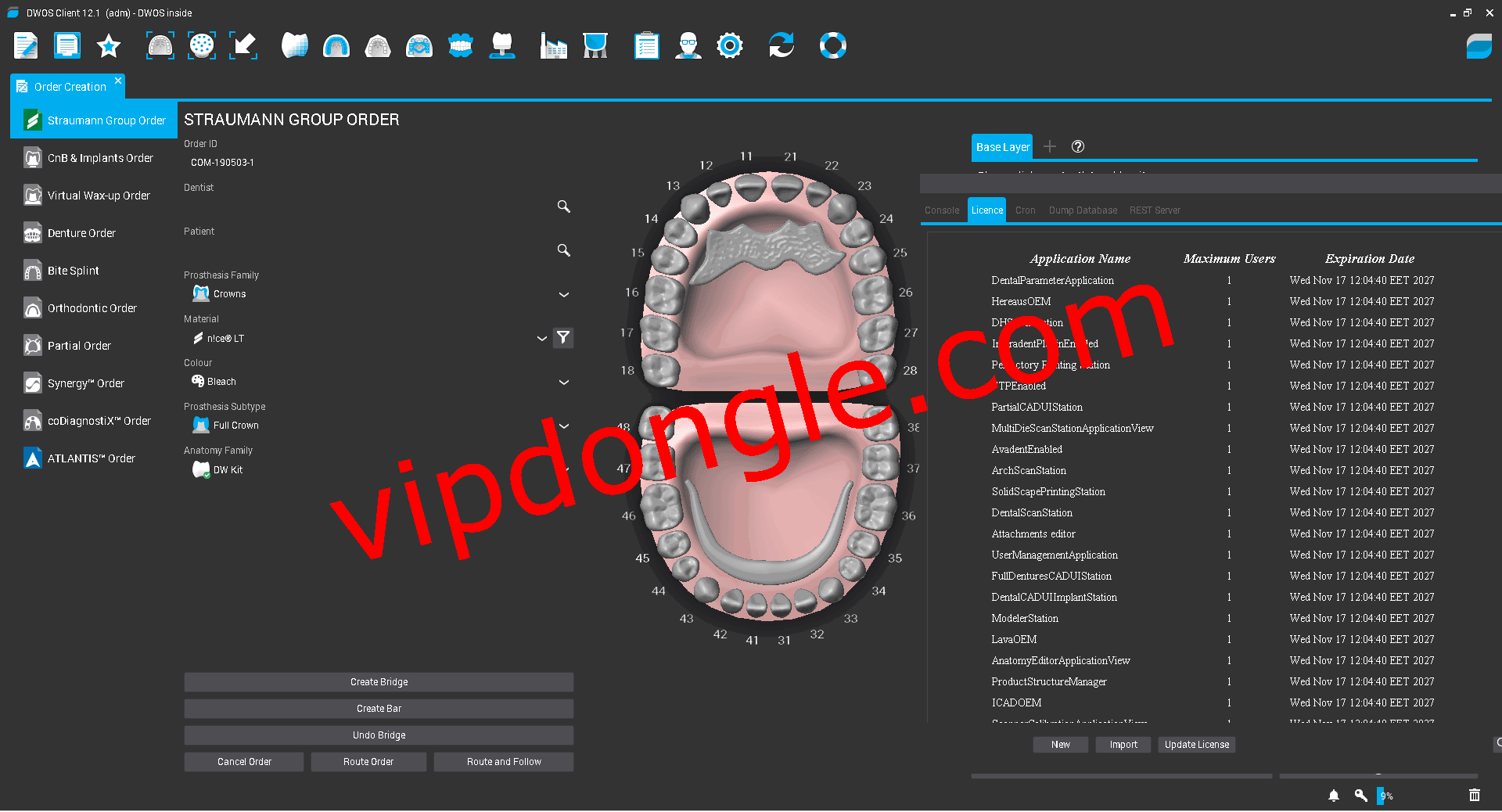 Dwos Dental Wings CAD-8.1 Unikey Dongle - Vip Dongle Team