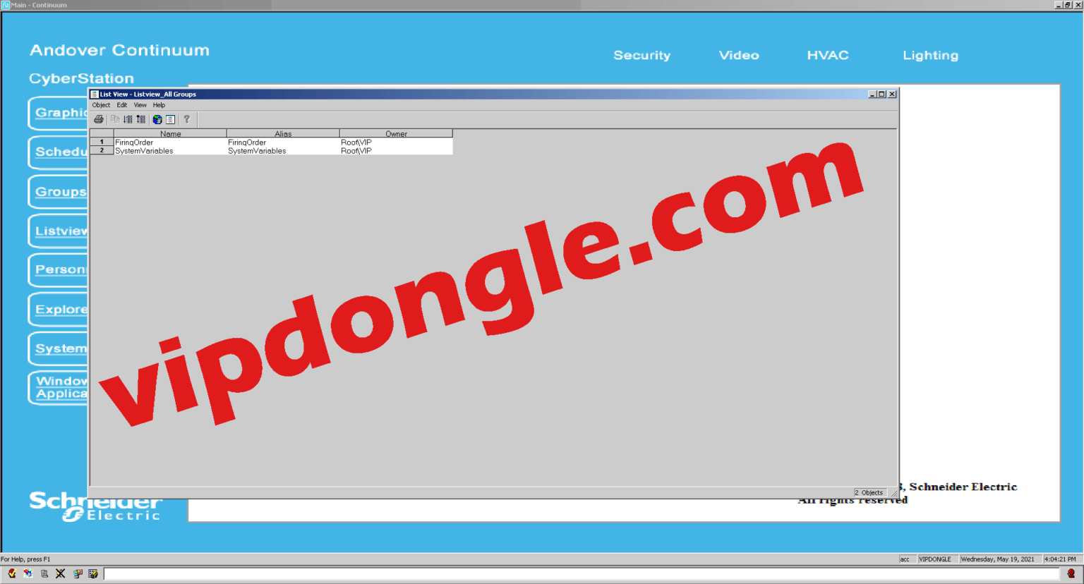 Schneider Andover Continuum Software Dongle - Vip Dongle Team