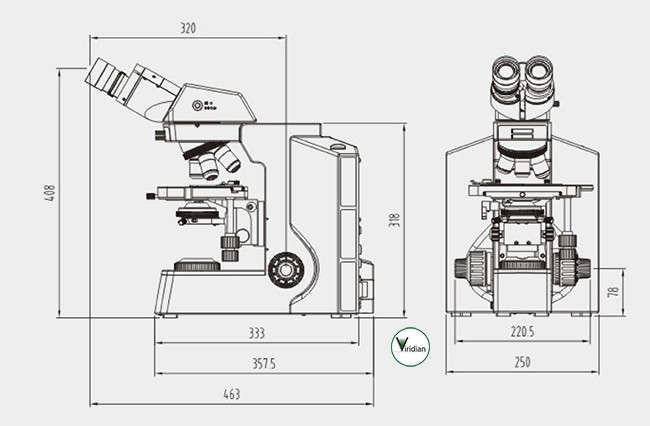 Redwood Biological Clinical Microscope | Viridian Microscopes
