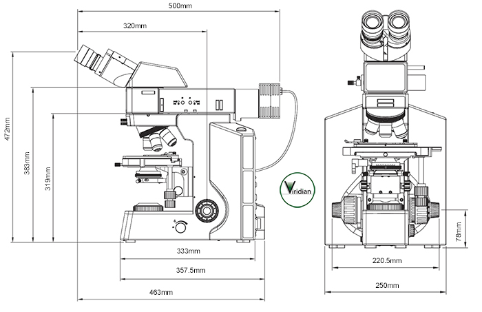 Palomar Metallurgical Microscope | Viridian Microscopes