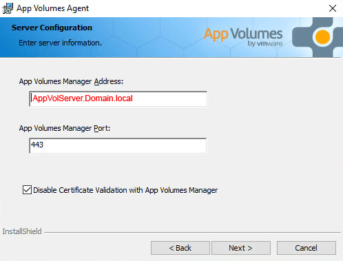 VMware App Volumes 2.12 Agent Install - VirtuallyInclined.com
