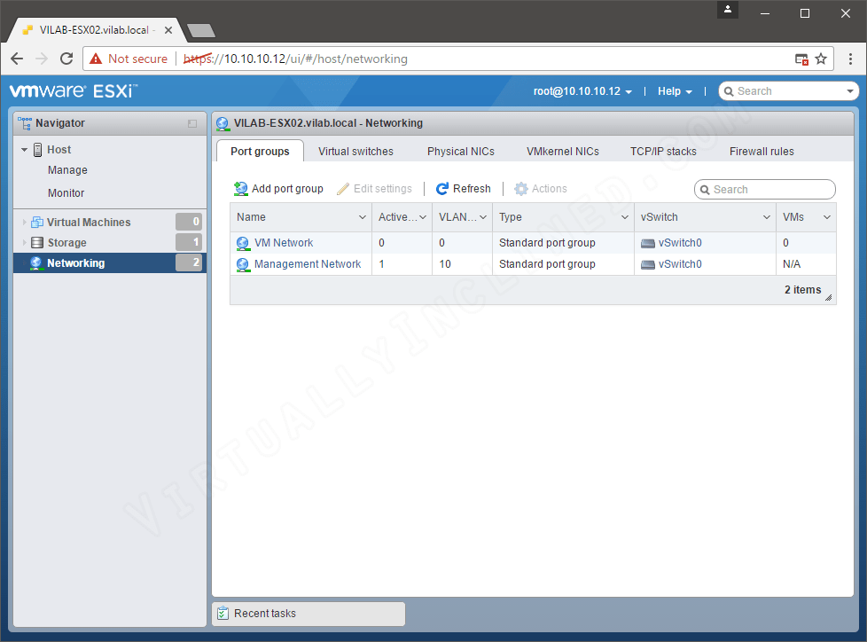 VMware vSphere 6.5 Series (Part 2) – VMware Host Client – Configuration ...