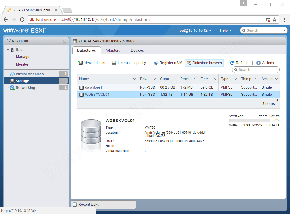 VMware vSphere 6.5 Series (Part 2) – VMware Host Client – Configuration ...