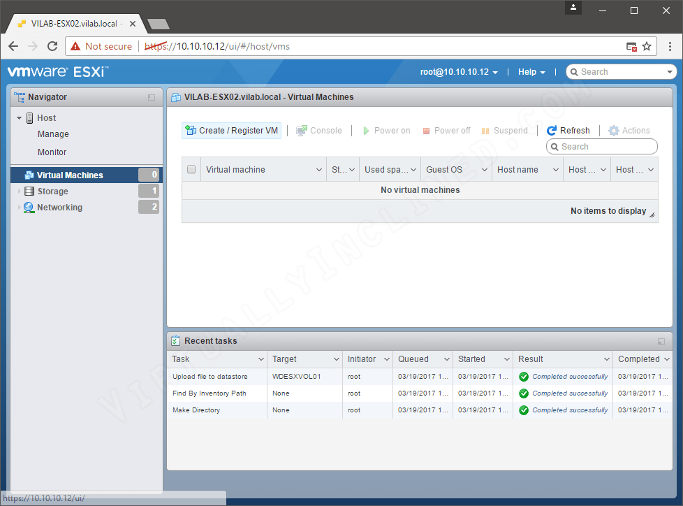 VMware vSphere 6.5 Series (Part 2) – VMware Host Client – Configuration ...