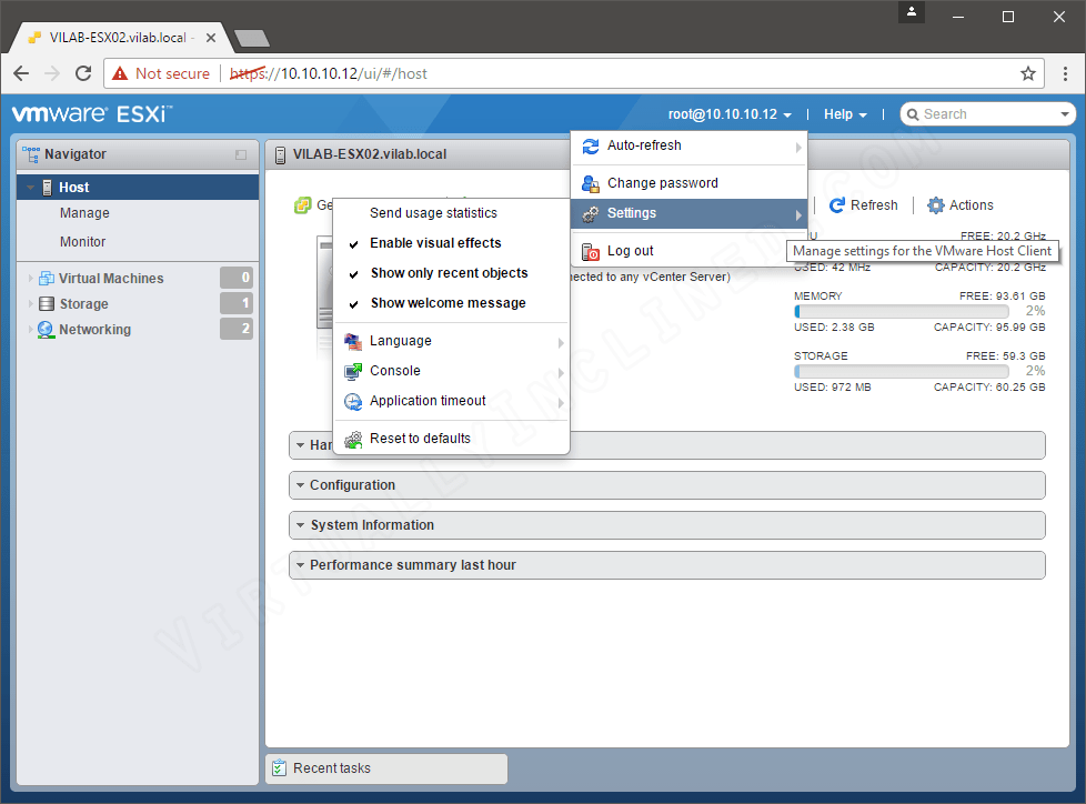 VMware vSphere 6.5 Series (Part 1) - VMware Host Client - Introduction ...