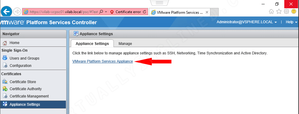 VMware vSphere 6.5 Series (Part 4) – VCSA PSC Configuration ...