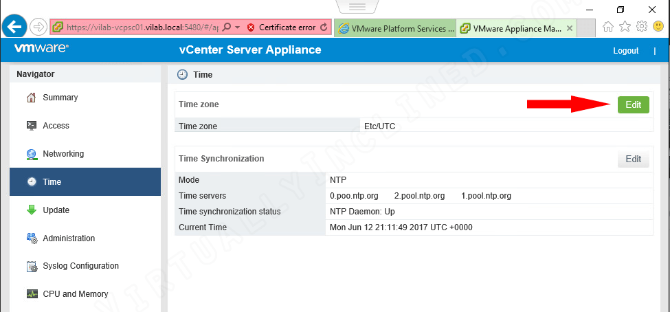 VMware vSphere 6.5 Series (Part 4) – VCSA PSC Configuration ...