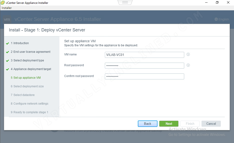 VMware vSphere 6.5 Series (Part 5) – VCSA vCenter Install ...