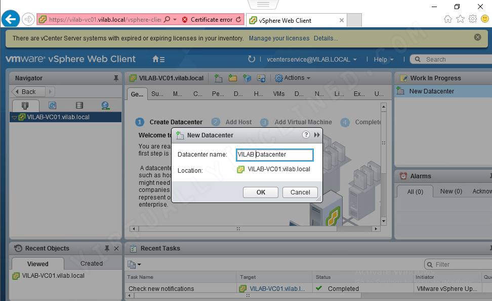 VMware vSphere 6.5 Series (Part 6) – VCSA vCenter Configuration ...
