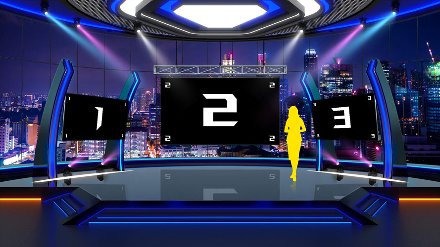 Virtual Set 09 - Virtual Set Background