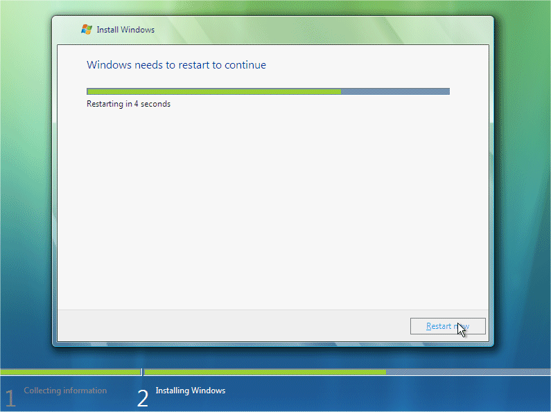 Install wind vista | BIODATA Q