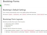 Bootstrap Form Example