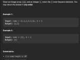 Leetcode 347 Top K Frequent Elements Python Vivek Shukla