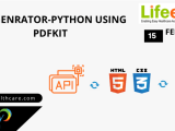 Pdf Generator Python Using Pdfkit Vivify Healthcare