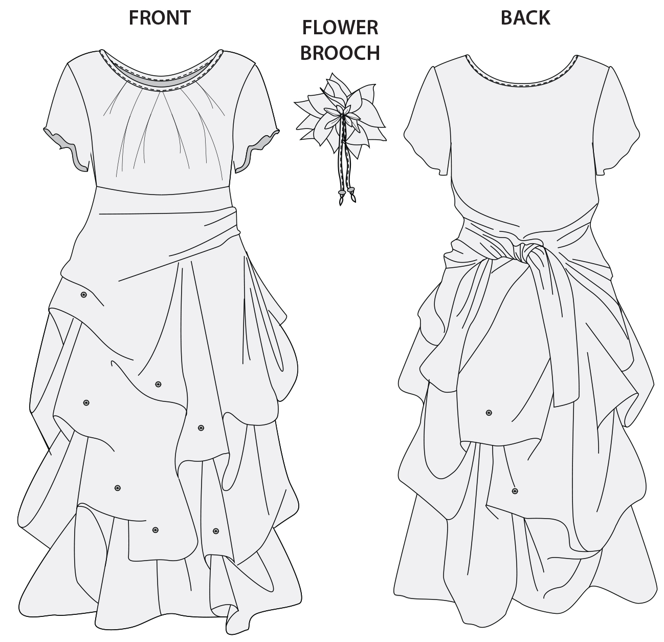 Charis Zero Waste Dress Pattern – VixEcoDesign