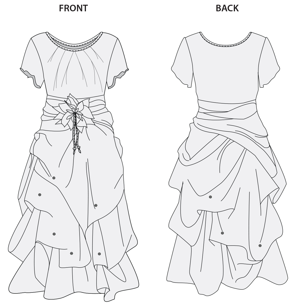 Charis Zero Waste Dress Pattern – VixEcoDesign
