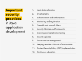 12 Security Best Practices In Java Development