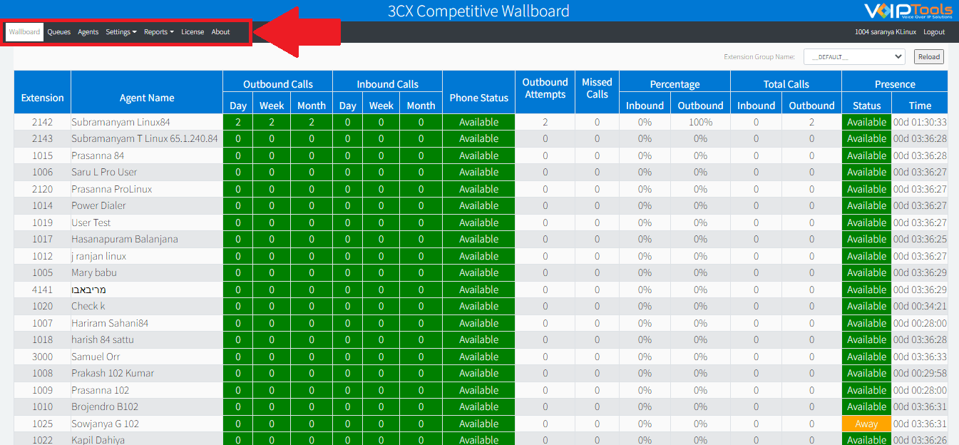 Competitive Wallboard V18 – VoIPTools