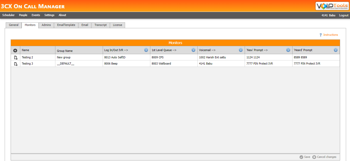 On Call Manager V18 – VoIPTools