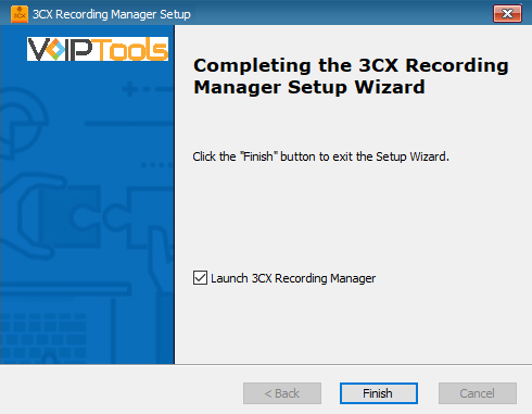 Recording Manager V18 – VoIPTools