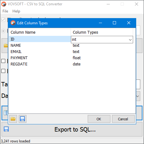 Csv To Sql Converter For Pc Convert Csv To Sql Vovsoft