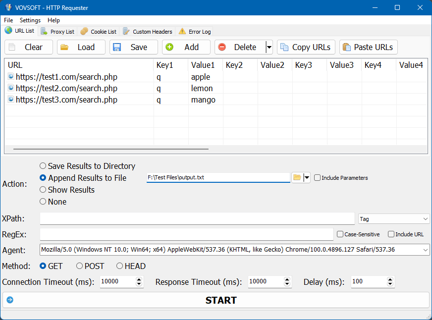 Http Requester For Pc Batch Http Client